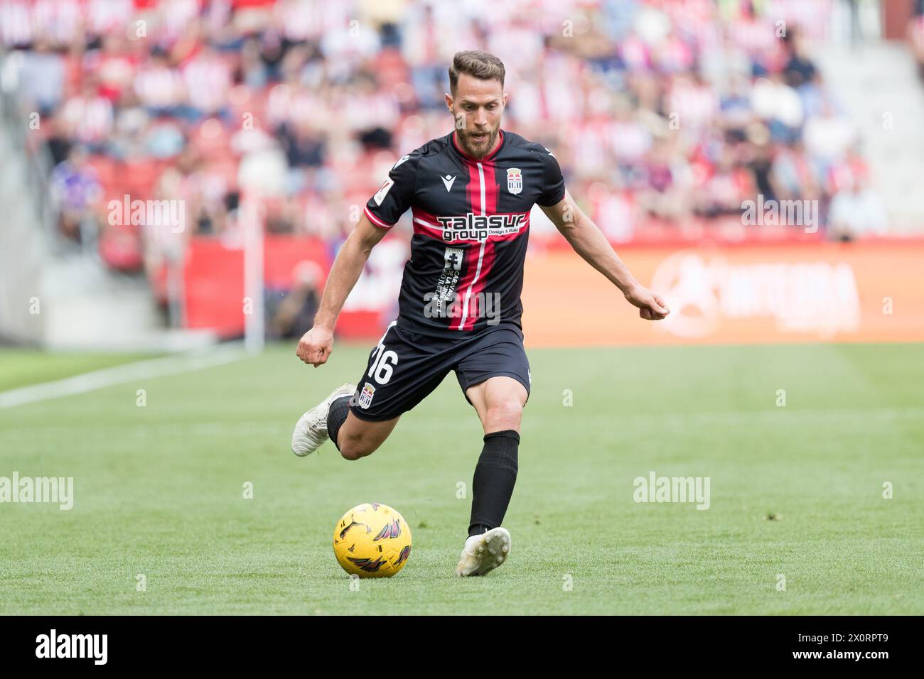 13.04.2024 Gijón, Asturias, norte de España- LaLiga HYPERMOTION, 2 división, jornada 35, Real ...