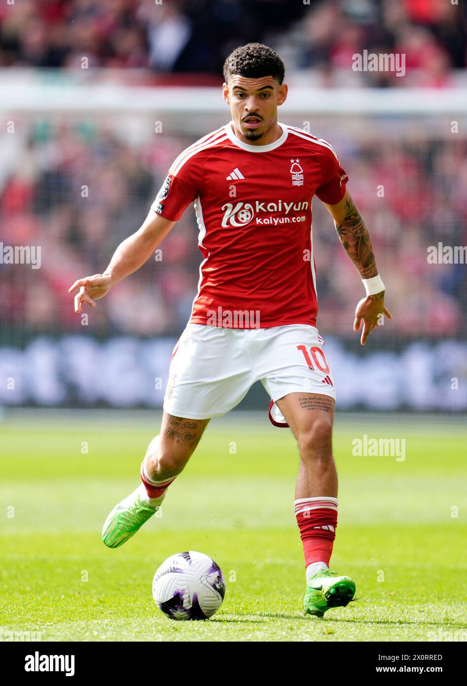 Nottingham Forest's Morgan Gibbs-White during the Premier League match ...
