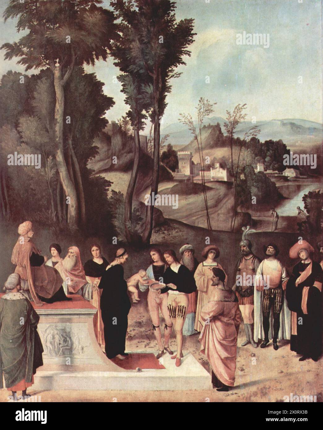The Test of Fire of Moses is a painting by the Italian Renaissance ...