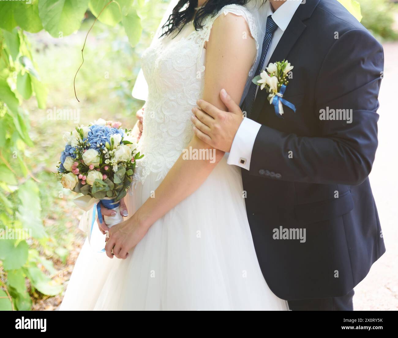 Young couple rings hugging hi-res stock photography and images - Alamy