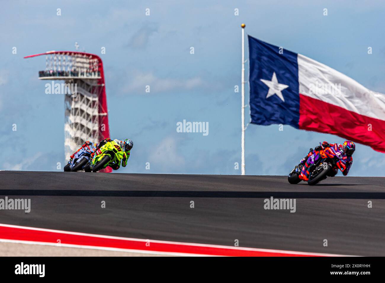Austin, Texas, USA. 13th Apr, 2024. PRAMAC RACING driver Jorge Martin ...