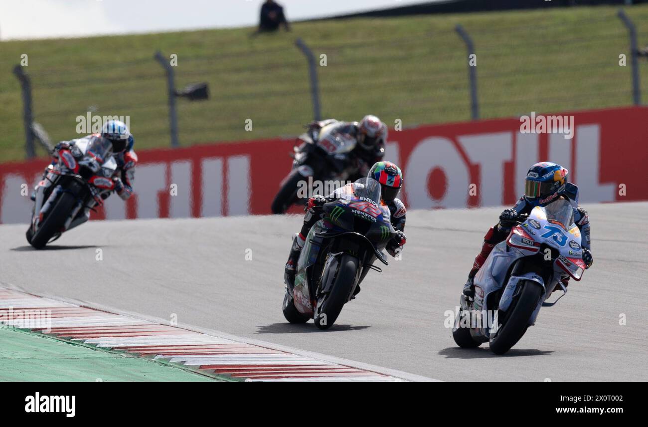 Austin, Texas, USA. 13th Apr, 2024. 73 ALEX MARQUEZ Gresini Racing ...