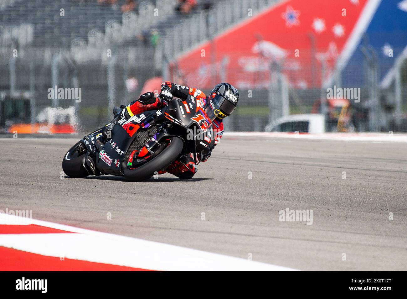 The Americas. 13th Apr, 2024. Maverick Vi-ales (12) with Aprilia Racing ...