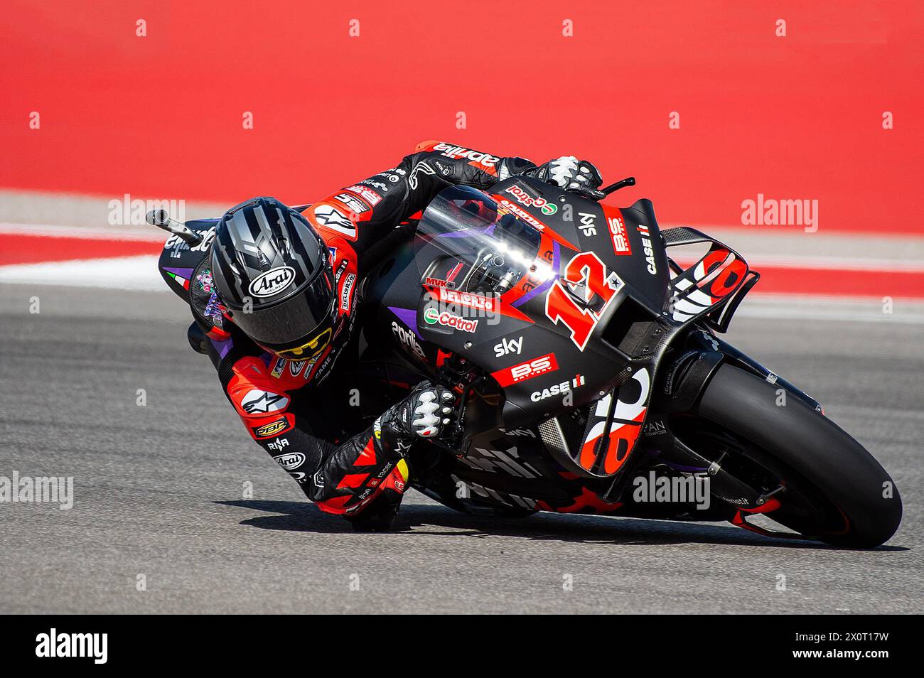 The Americas. 13th Apr, 2024. Maverick Vi-ales (12) with Aprilia Racing ...