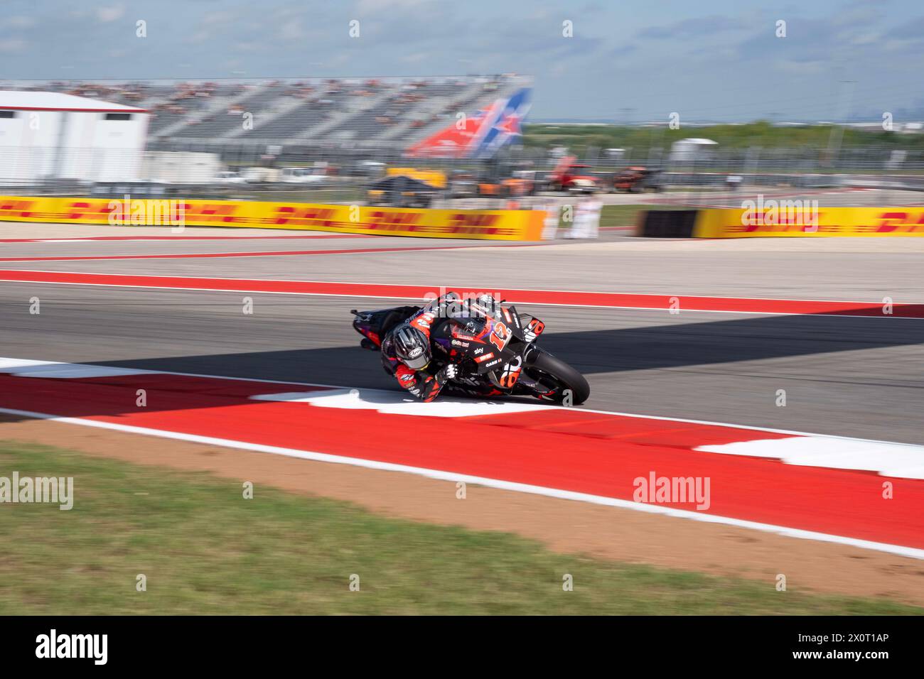 The Americas. 13th Apr, 2024. Maverick Vi-ales (12) with Aprilia Racing ...