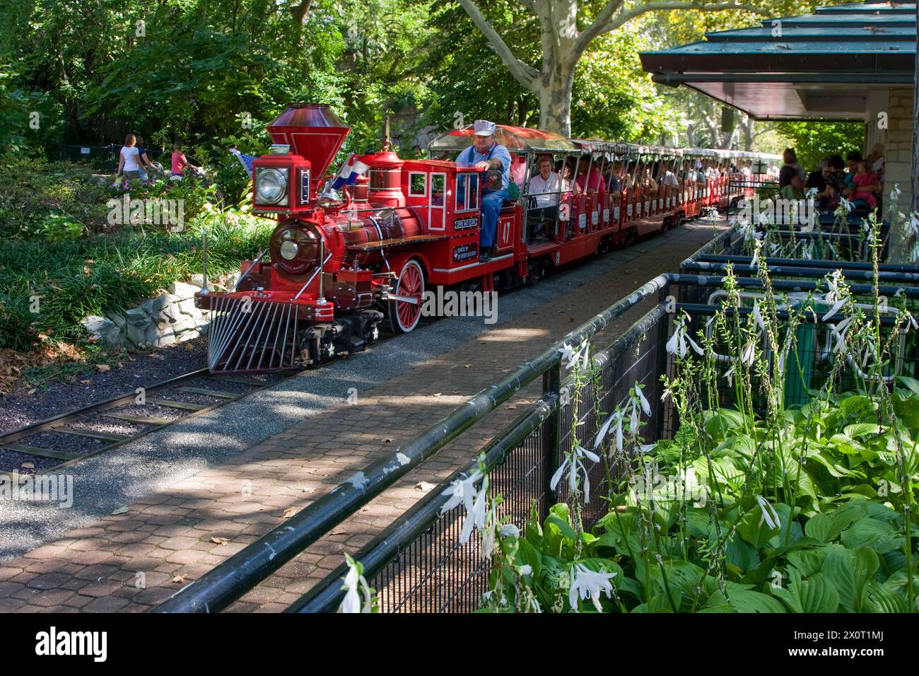 St. Louis, Missouri, USA. St. Louis Zoo. Zooline, the zoo's miniature ...