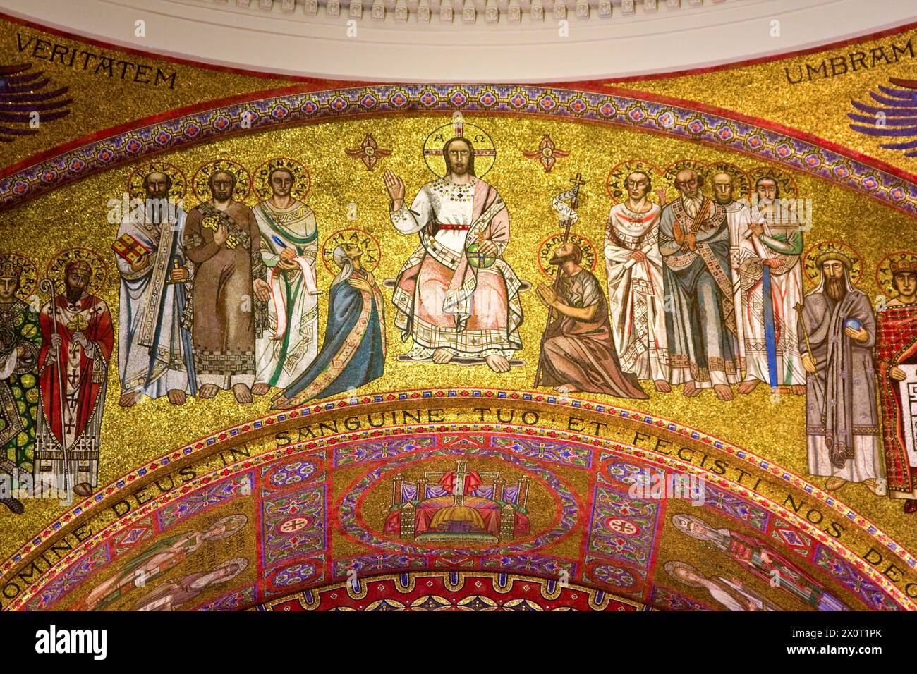 St. Louis, Missouri, USA. Basilica-Cathedral of St. Louis. Mosaic Stock ...