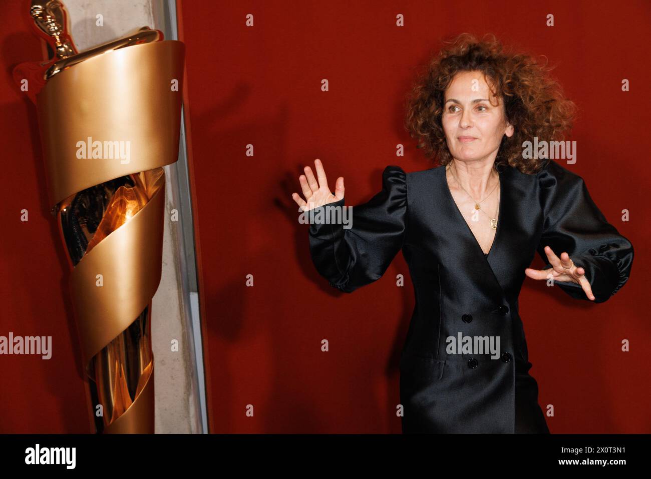 Berlin, Germany. 13th Apr, 2024. Actress Marie-Lou Sellem, nominated ...