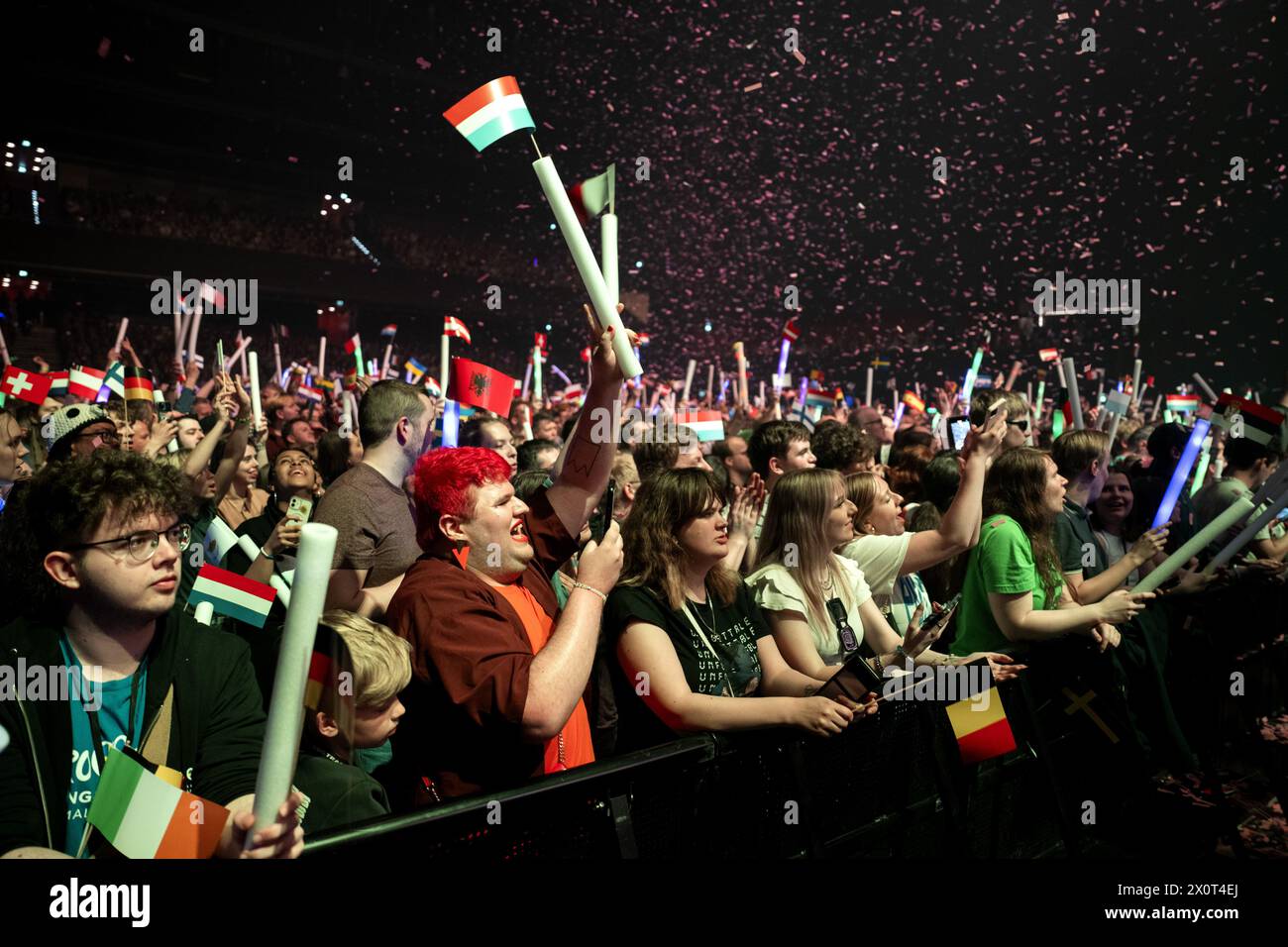 AMSTERDAM - Audience during the Eurovision in Concert in AFAS Live ...