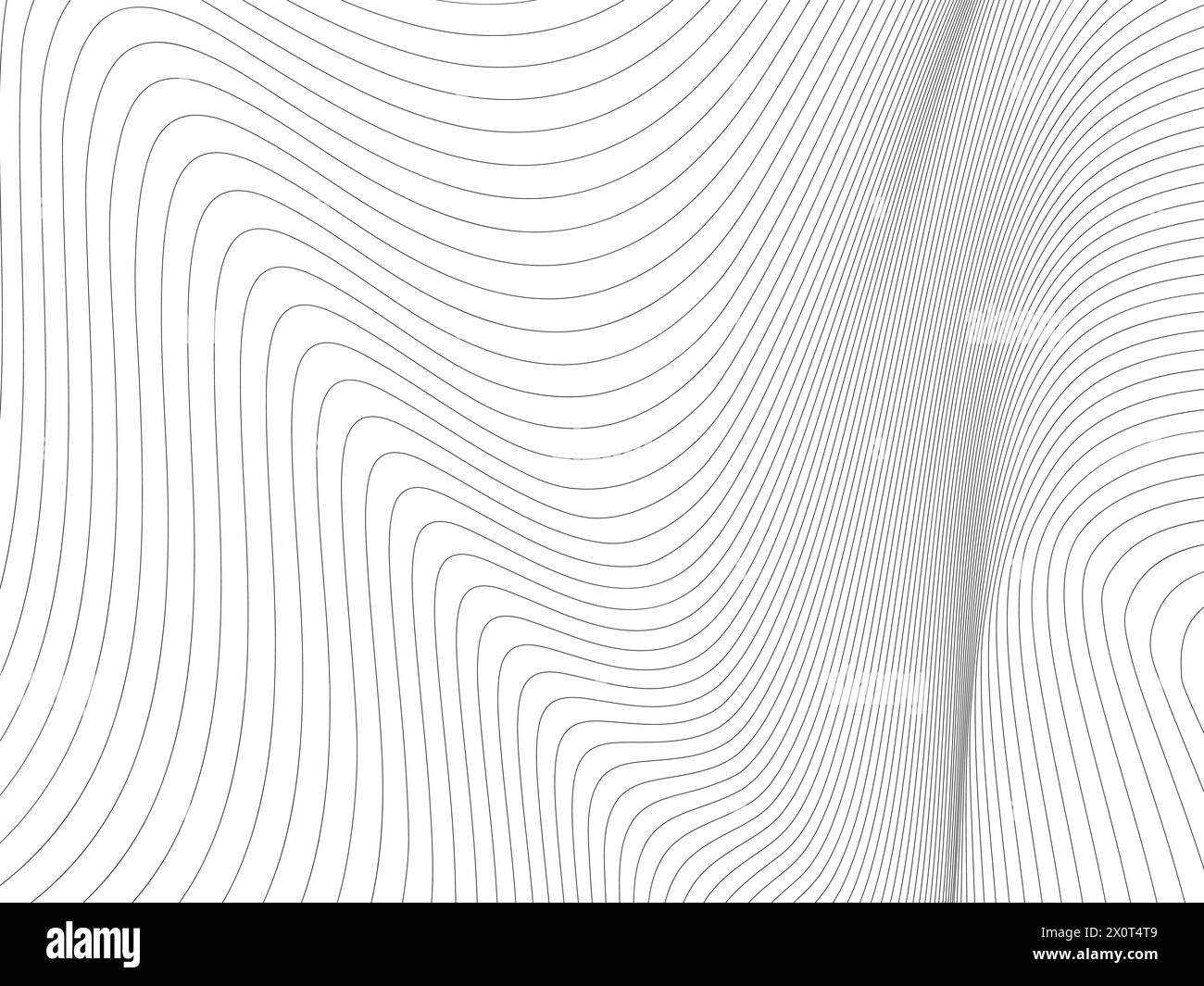 black and white wavy gradient background. Vector illustration Stock ...