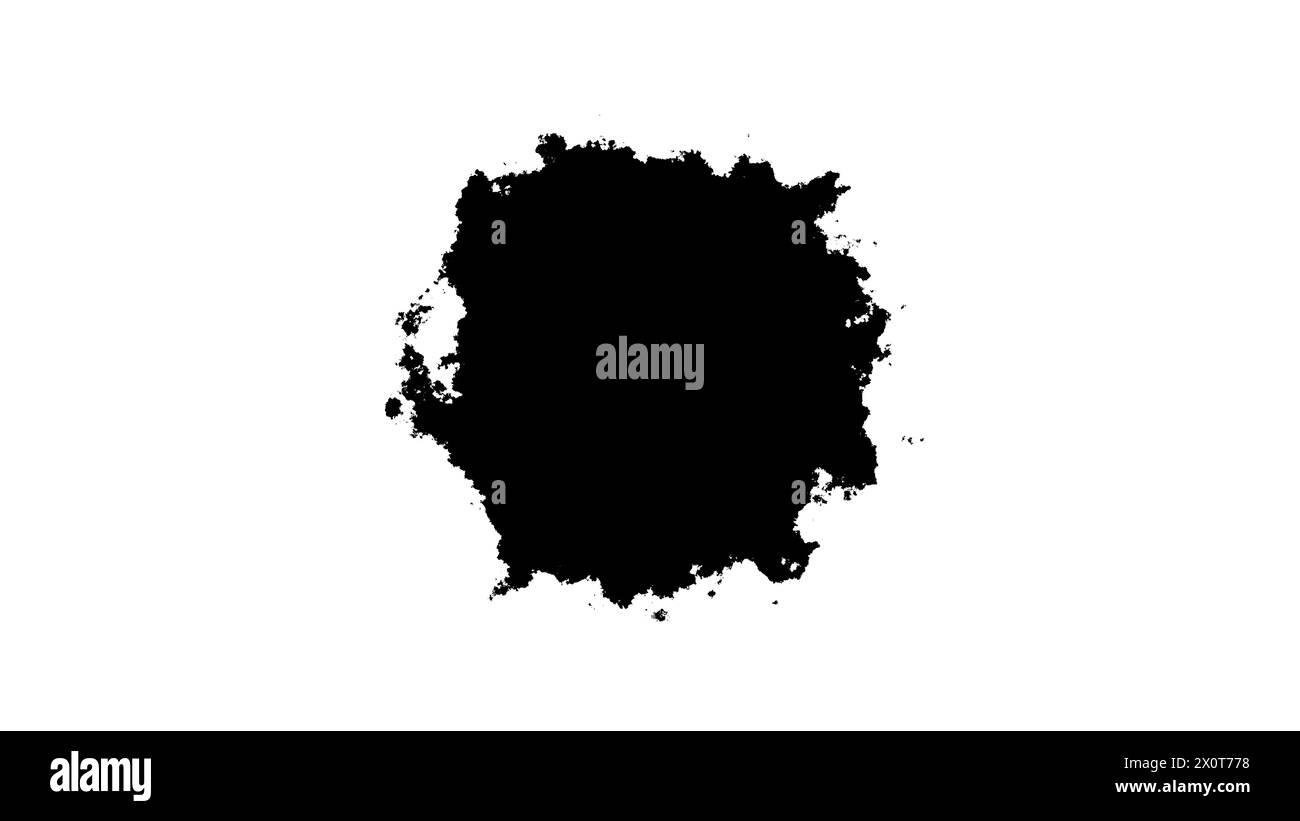 Ink spread splatter transition black hi-res stock photography and ...