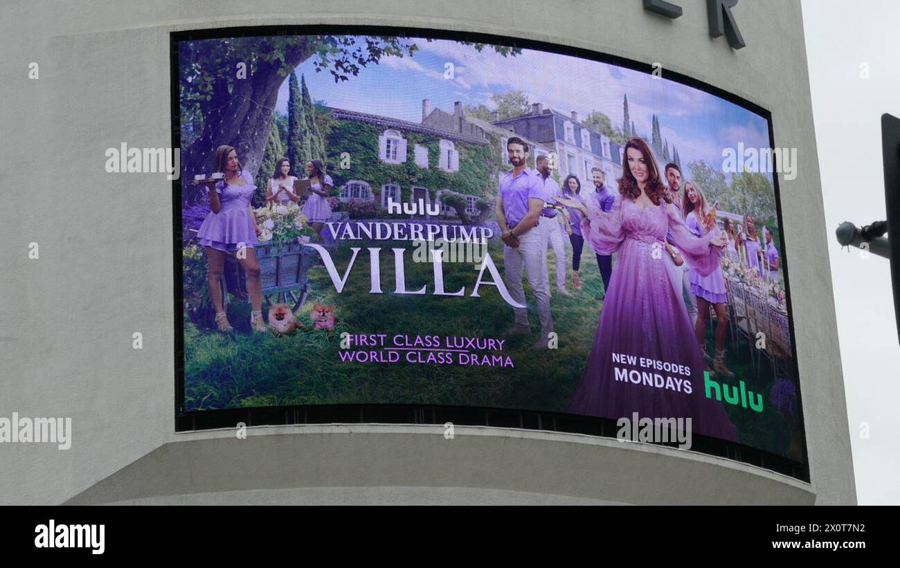 Los Angeles, California, USA 12th April 2024 Vanderpump Villa Billboard ...