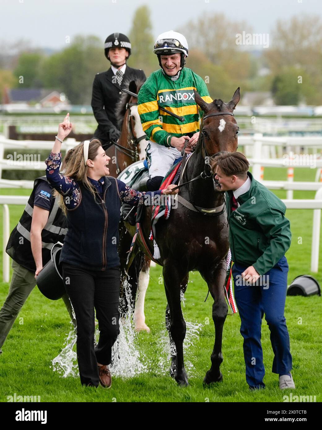13th April 2024; Aintree Racecourse, Aintree, Merseyside, England: 2024 ...
