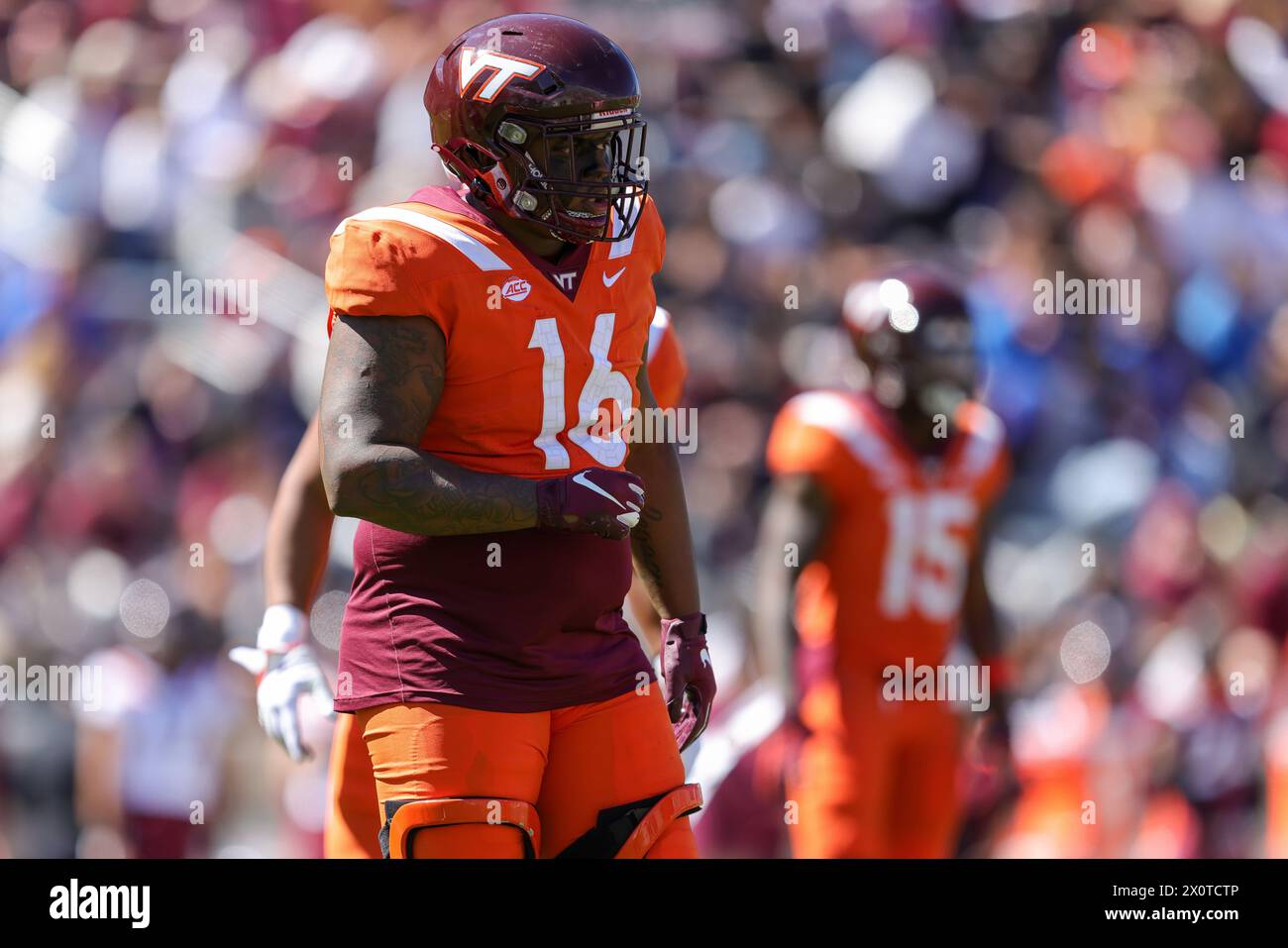 Blacksburg, Virginia, USA. 13th Apr, 2024. Virginia Tech Hokies ...