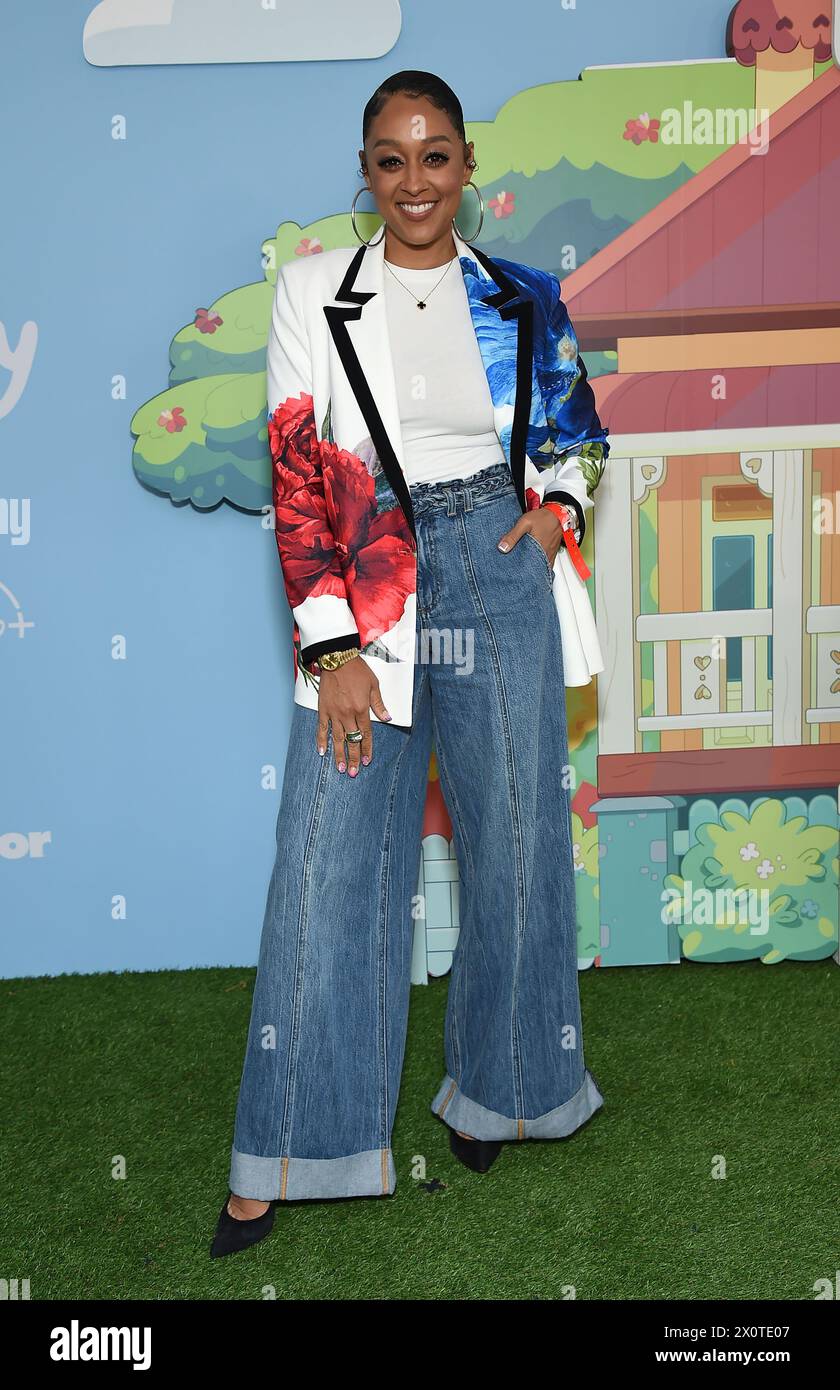 Burbank, USA. 13th Apr, 2024. Tia Mowry arriving at the Bluey ‘The Sign ...