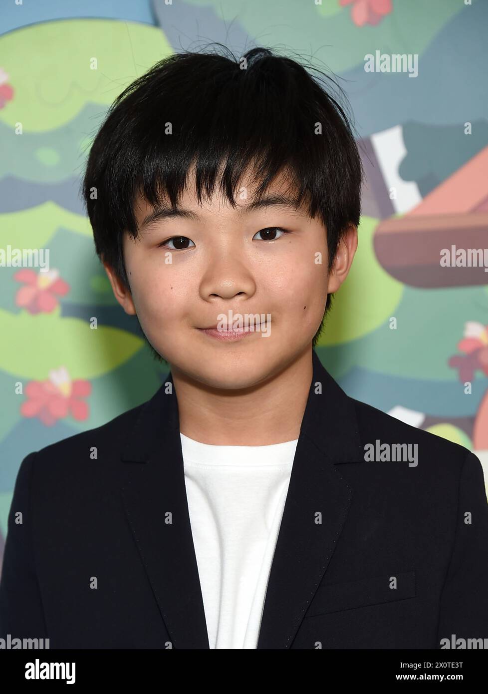 Burbank, USA. 13th Apr, 2024. Alan Kim arriving at the Bluey ‘The Sign' premiere party held at ...
