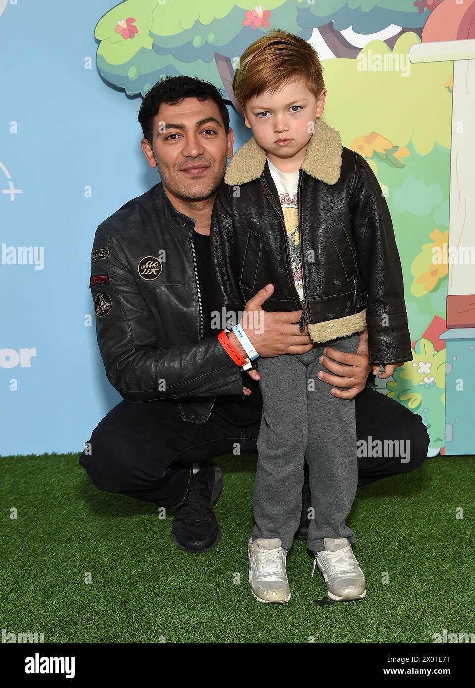 Burbank, USA. 13th Apr, 2024. Alexander Wraith and Titan Eastwood ...