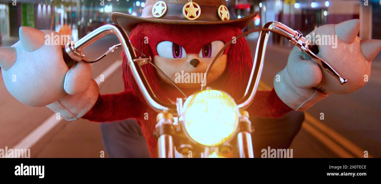 USA. Knuckles ( voiced by Idris Elba) in (C)Paramount+ new mini series ...