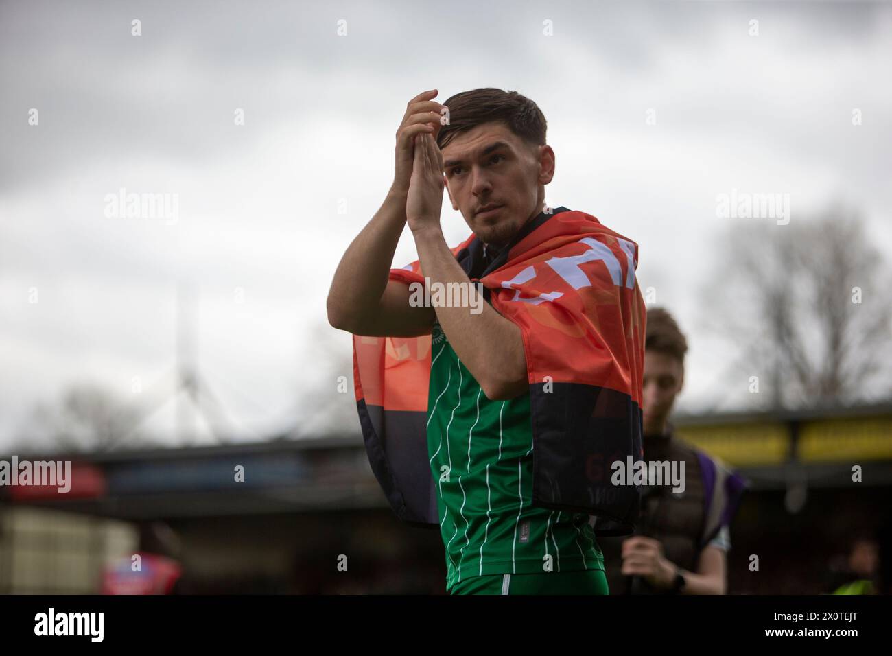 Yeovil Town Celebrate winning the National League South at Huish Park ...