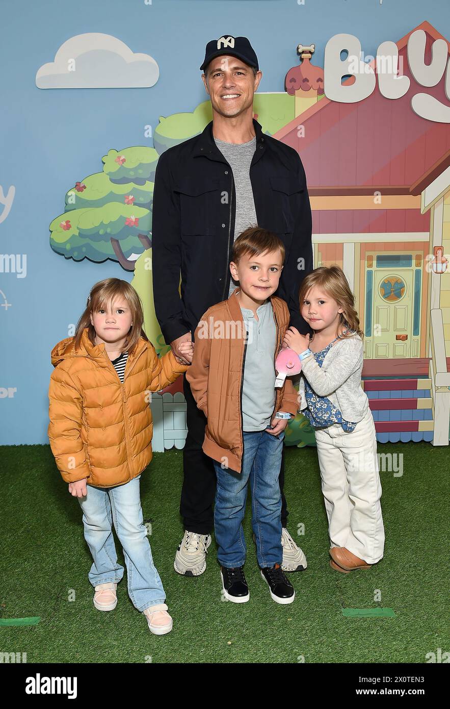 Burbank, USA. 13th Apr, 2024. Sam Page, Logan Page, Annabelle Page and ...