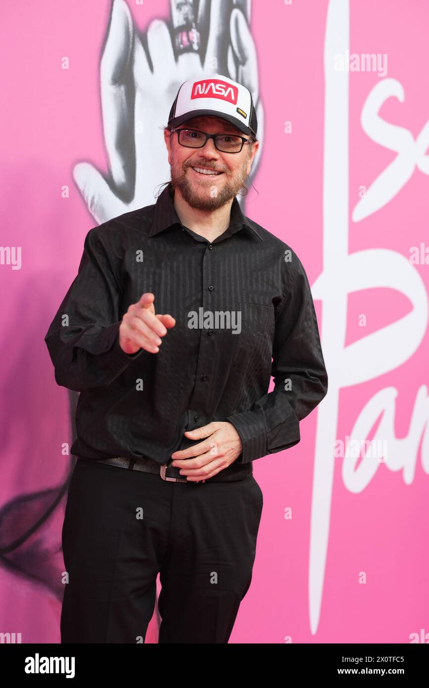 Santiago Segura attend the performs of Isabel Pantoja on stage at ...