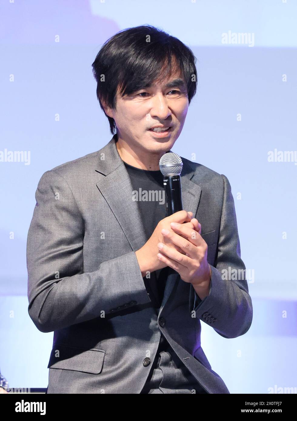 Tokyo, Japan. 13th Apr, 2024. Japanese animation director Shoji ...