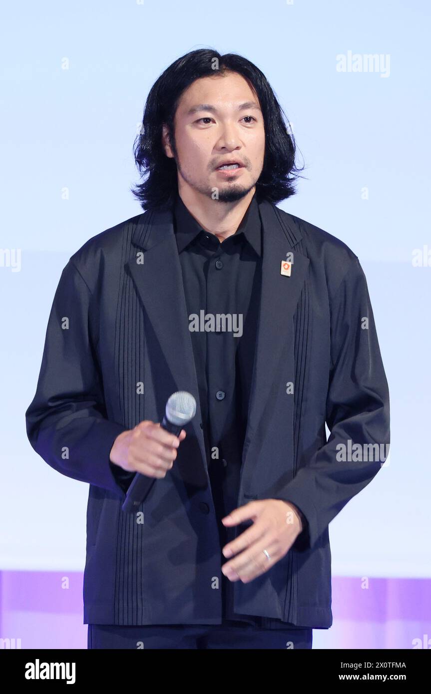 Tokyo, Japan. 13th Apr, 2024. Japanese actor Munetaka Aoki who was ...