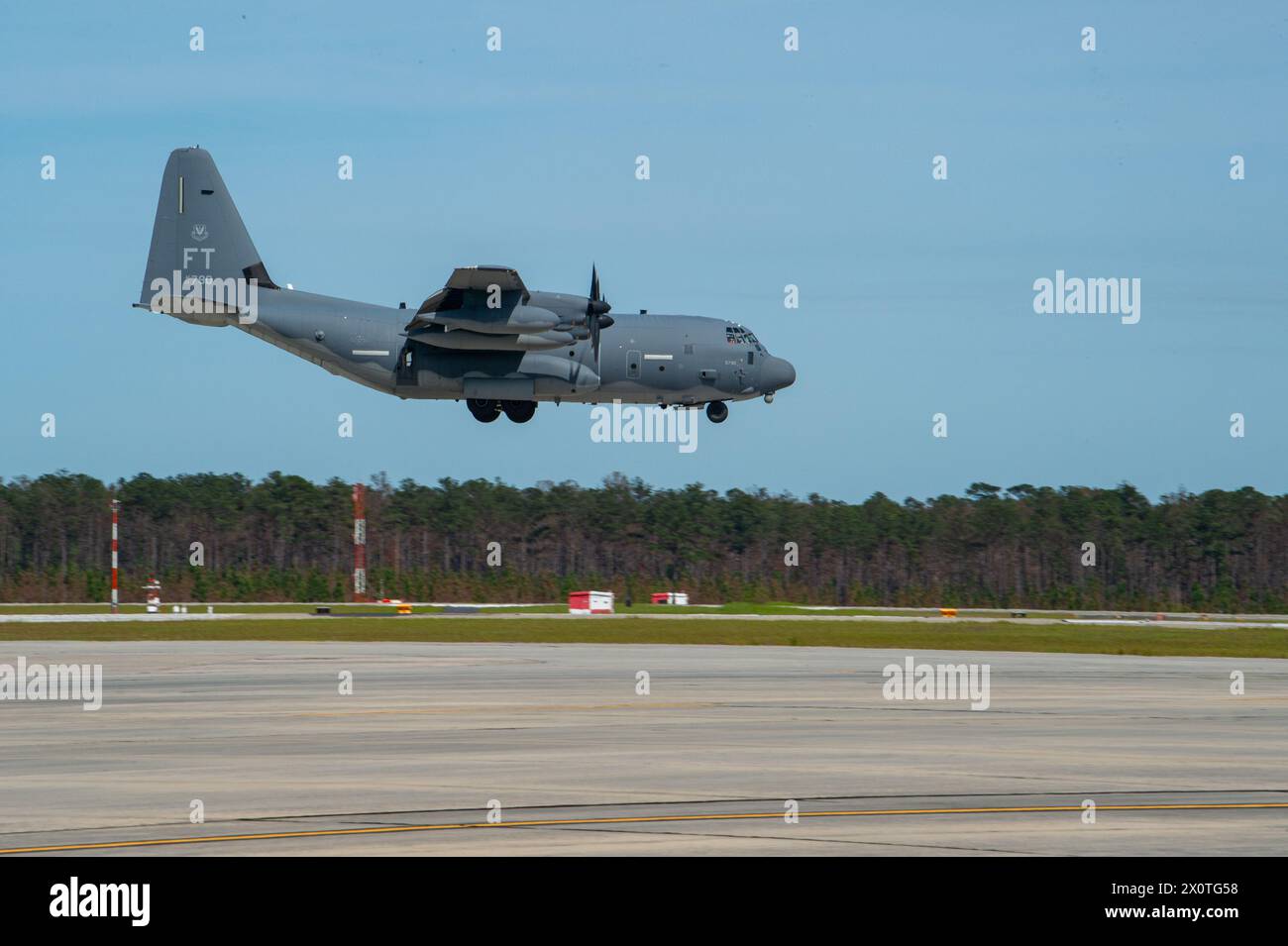 A U.S. Air Force HC-130J Combat King II assigned to the 71st Rescue ...