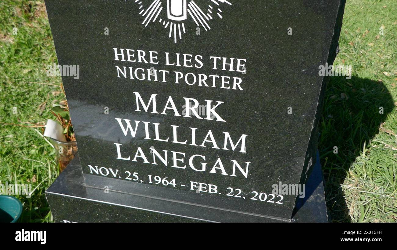 Los Angeles, California, USA 9th April 2024 Singer/songwriter Mark ...