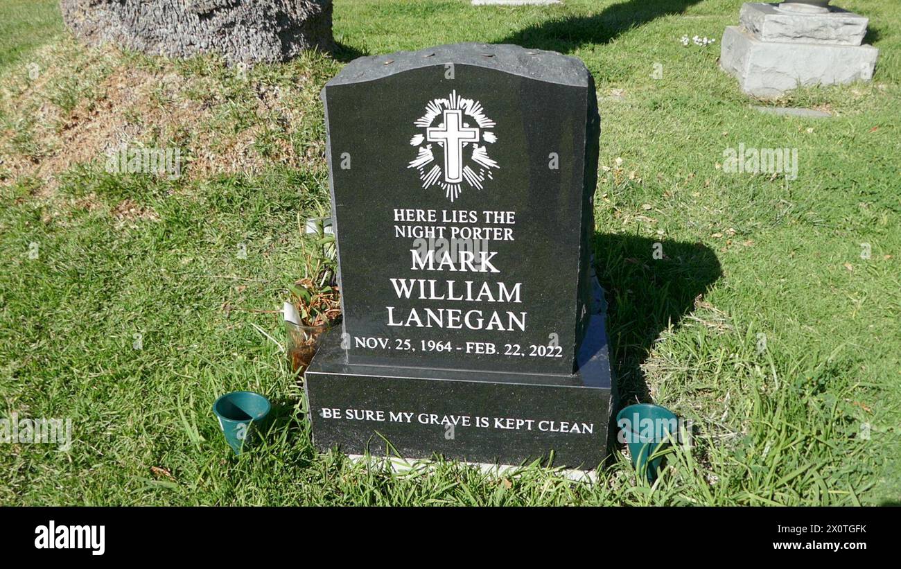 Los Angeles, California, USA 9th April 2024 Singer/songwriter Mark ...