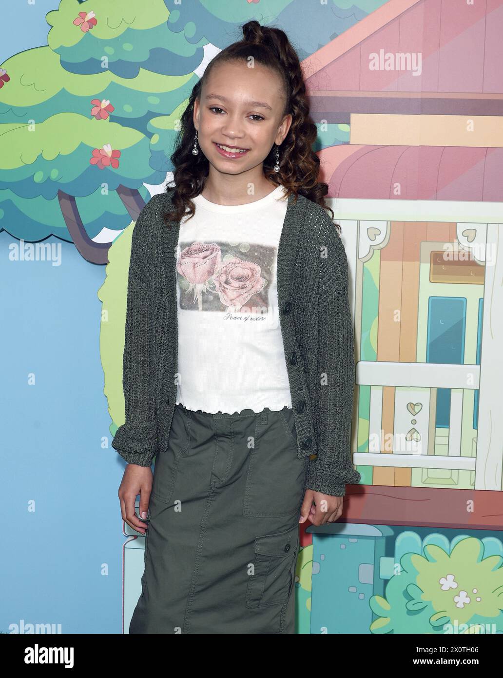 Burbank, USA. 13th Apr, 2024. Mykal Michelle Harris arrives at Bluey ...