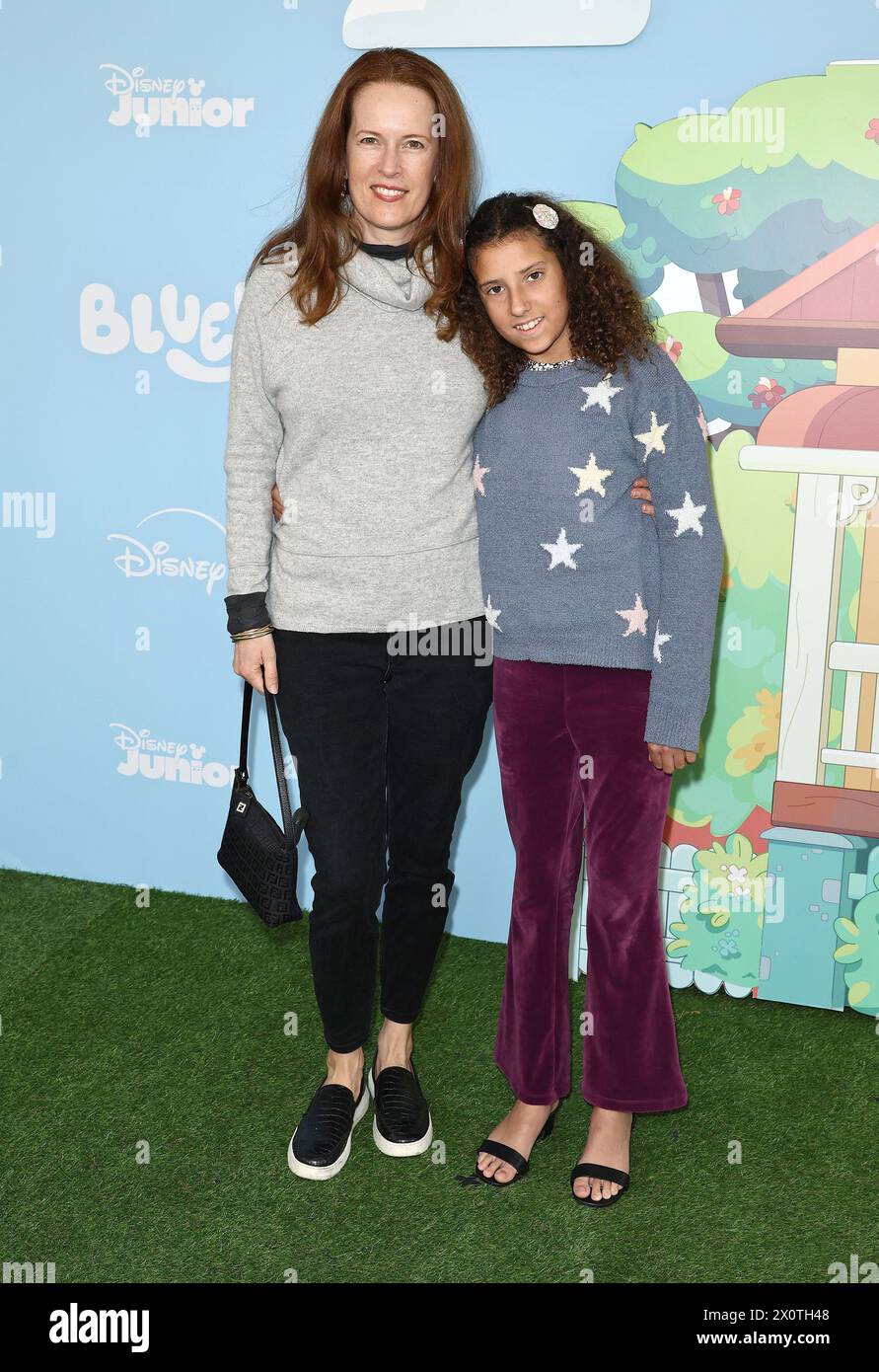 Burbank, USA. 13th Apr, 2024. Ursula Whittaker arrives at Bluey The ...