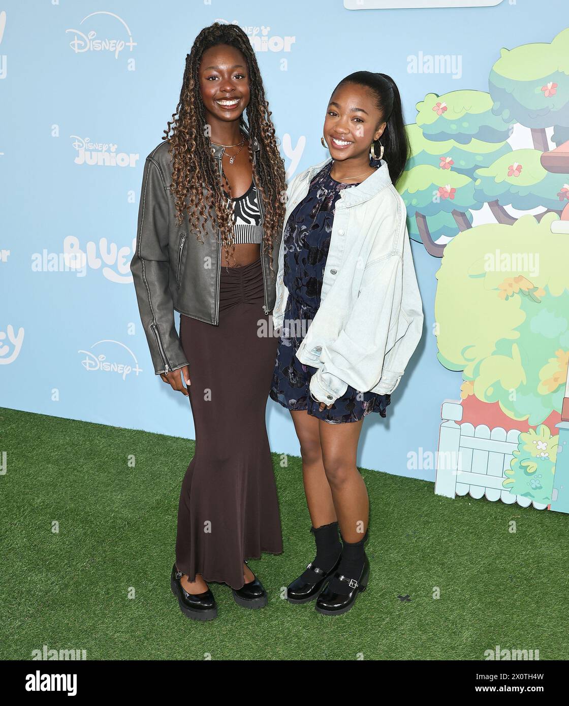 Burbank, USA. 13th Apr, 2024. Leah Sava Jeffries arrives at Bluey The ...