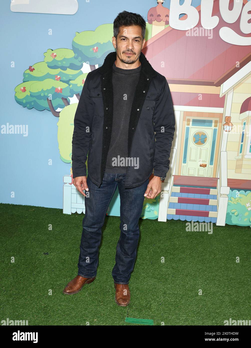 Burbank, USA. 13th Apr, 2024. Nicholas Gonzalez arrives at Bluey The ...