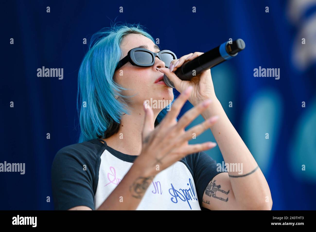 Italian singer Music Concert - Rose Villain Live 2024 Misano E-Prix ...