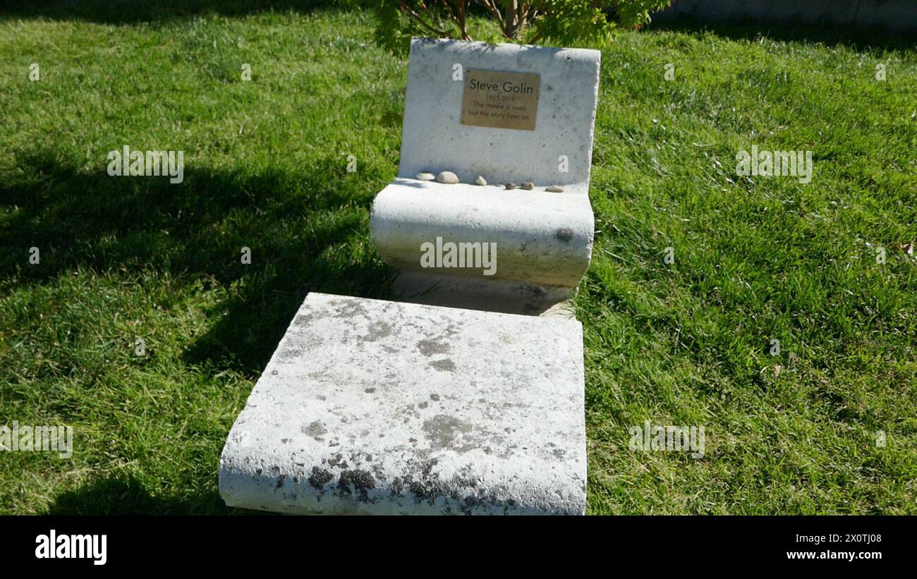 Hollywood, California, USA 9th April 2024 Producer Steve Golin Grave ...