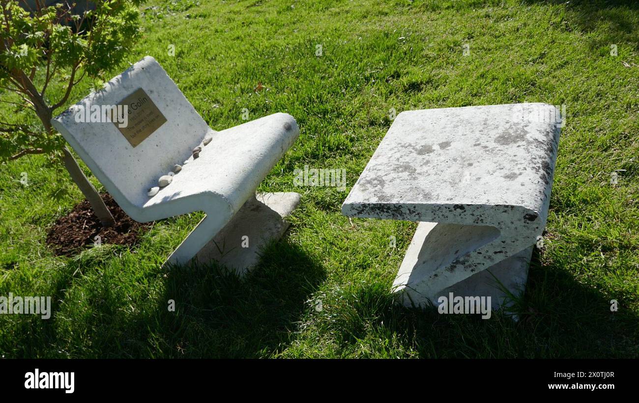 Hollywood, California, USA 9th April 2024 Producer Steve Golin Grave ...