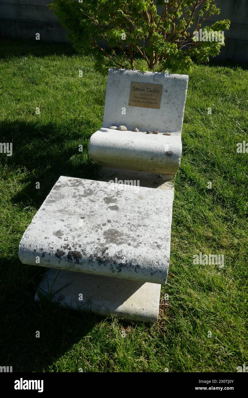 Hollywood, California, USA 9th April 2024 Producer Steve Golin Grave ...