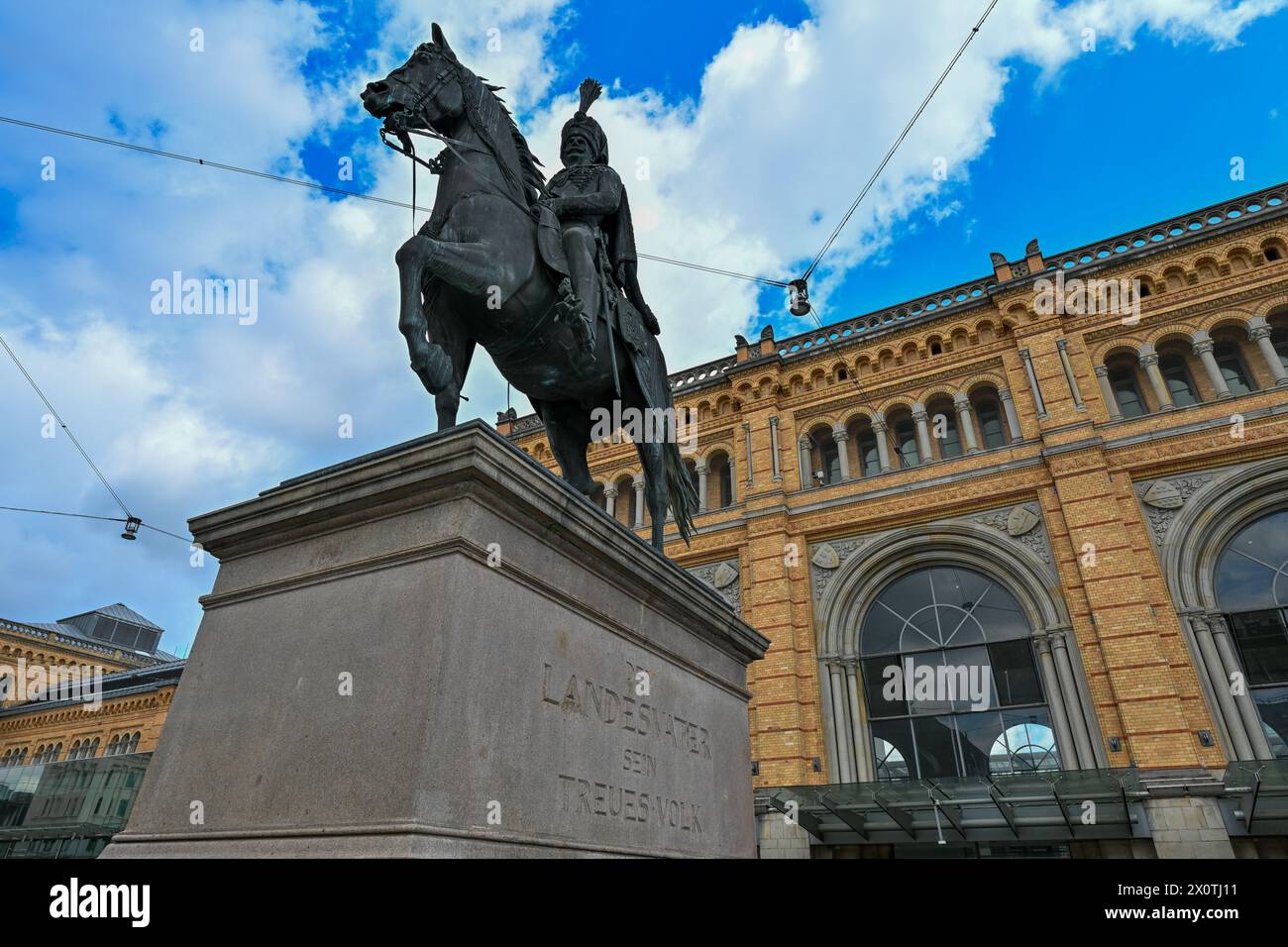 King Ernst August Statue by Albert Wolff, 1861 - Hanover, Lower Saxony ...