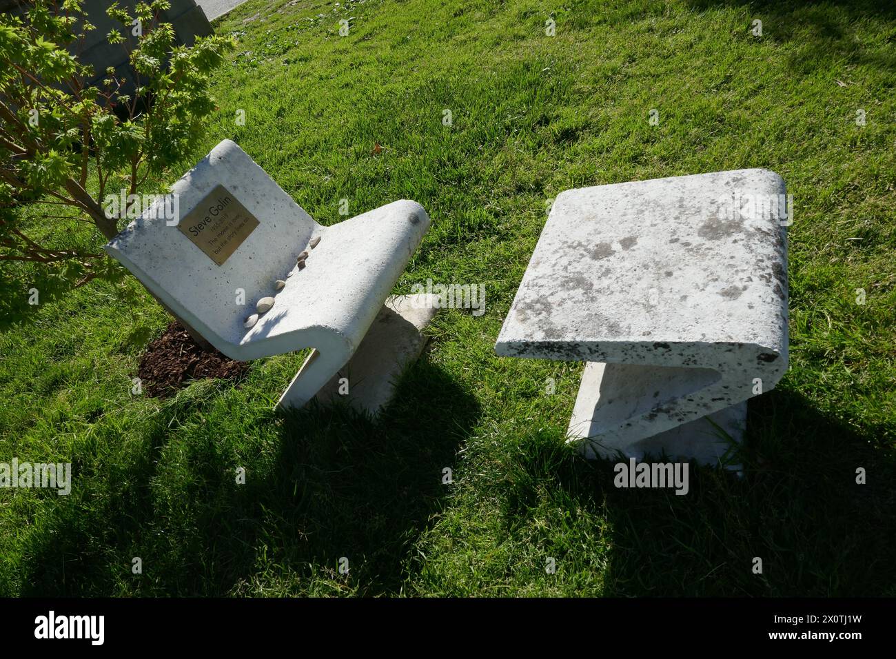 Hollywood, California, USA 9th April 2024 Producer Steve Golin Grave ...