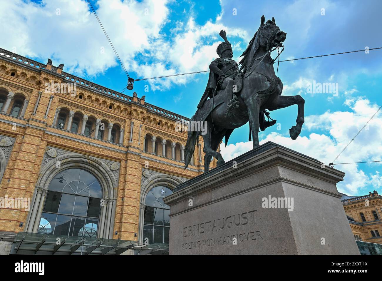 King Ernst August Statue by Albert Wolff, 1861 - Hanover, Lower Saxony ...