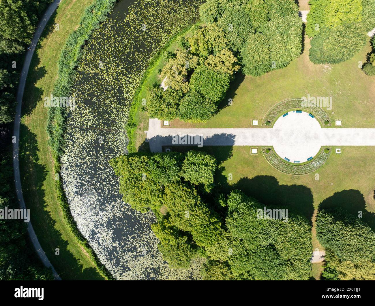 Herrenhausen Gardens of Herrenhausen Palace located in Hanover, Germany ...