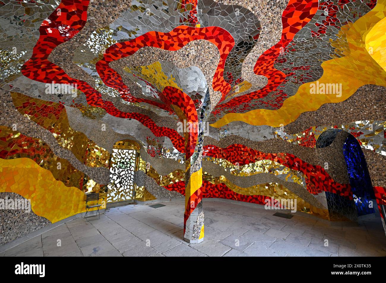 Hanover, Germany - Jul 11, 2023: The Grotto by Niki de Saint Phalle of ...