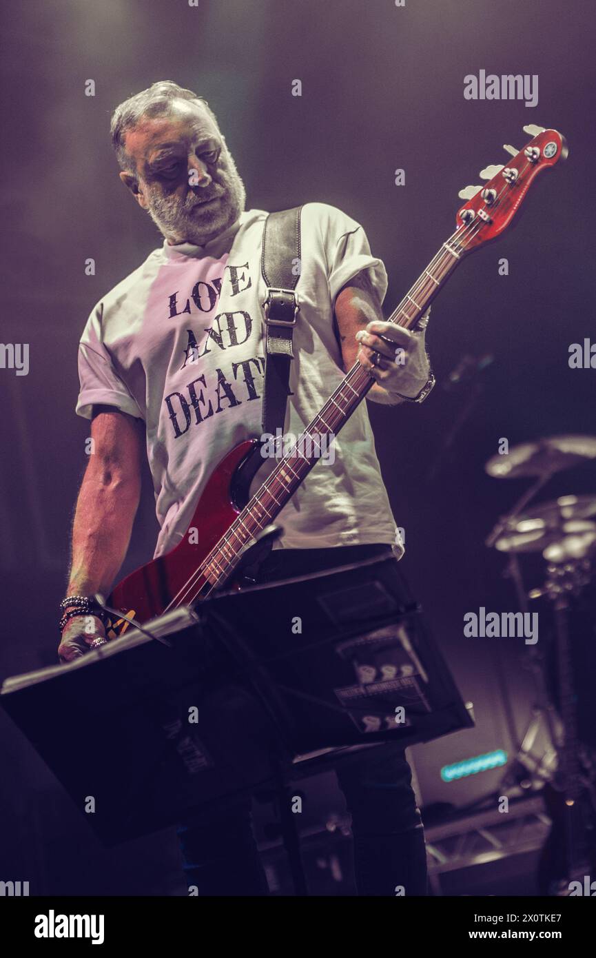 Newcastle, UK. 13th Apr, 2024. Peter Hook And The Light perform at o2 ...