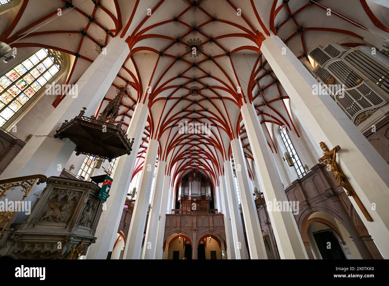Leipzig, Germany - Jul 10, 2023: Lutheran St. Thomas Church ...