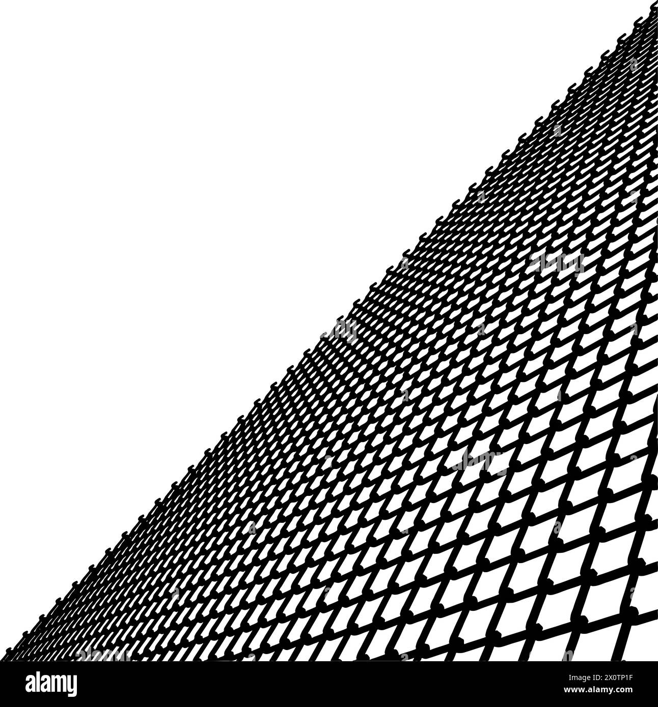 Wired Metal Fence Mesh Vector. Pattern Texture Of Steel Wire Grid ...