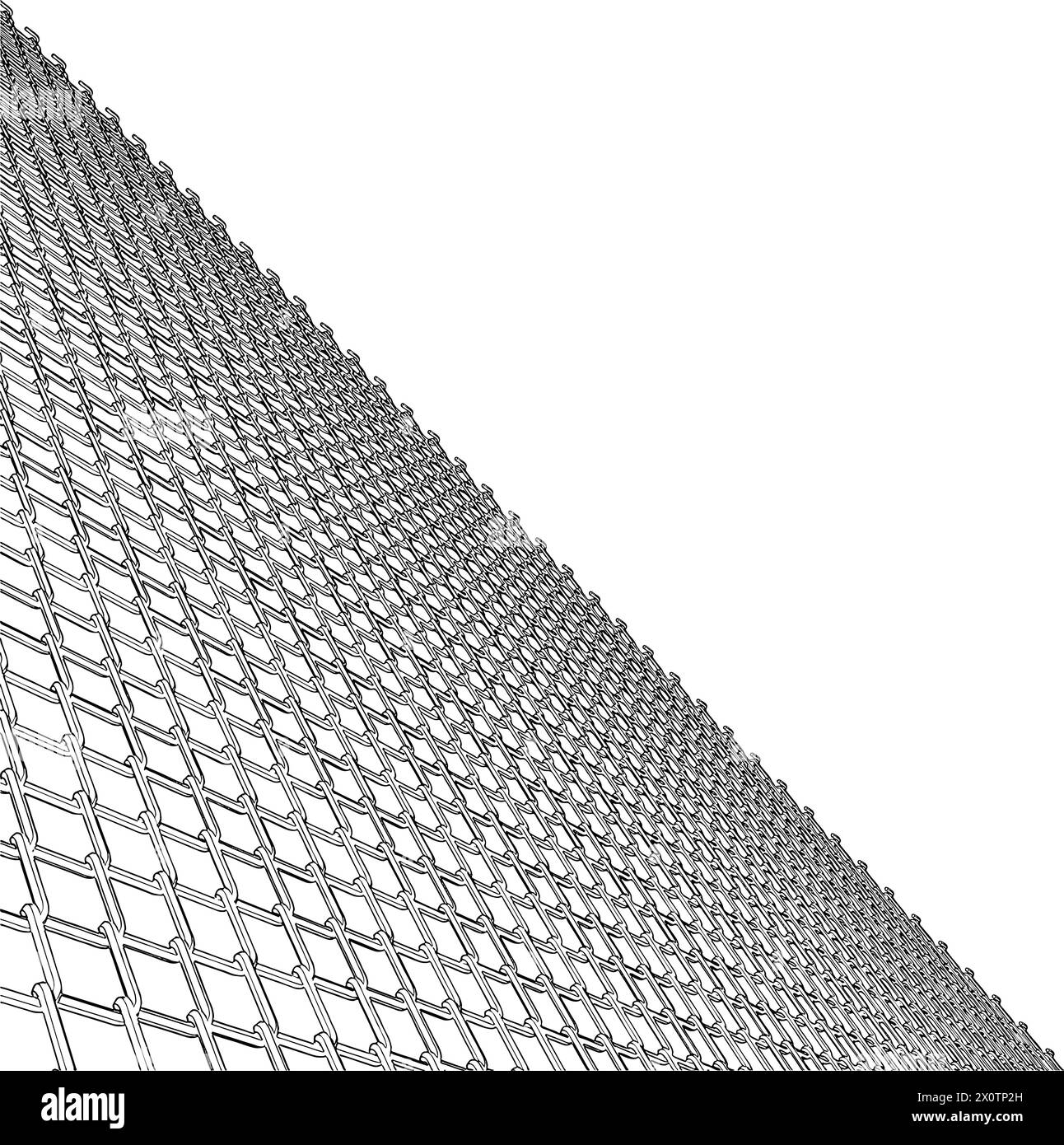 Wired Metal Fence Mesh Vector Pattern Texture Of Steel Wire Grid