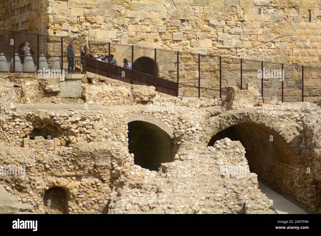 Tarragona, Spain - April 14, 2024: This image captures the historical ...