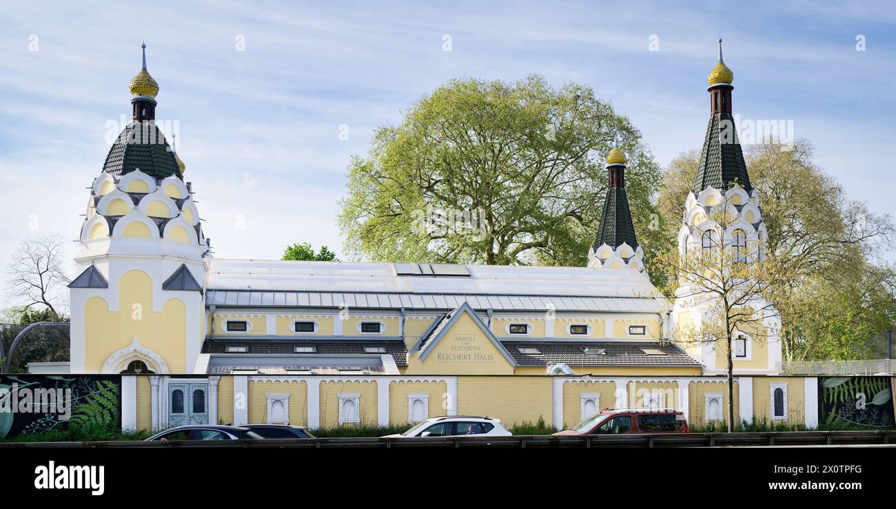 the building in the style of a Russian Orthodox church in Cologne zoo ...