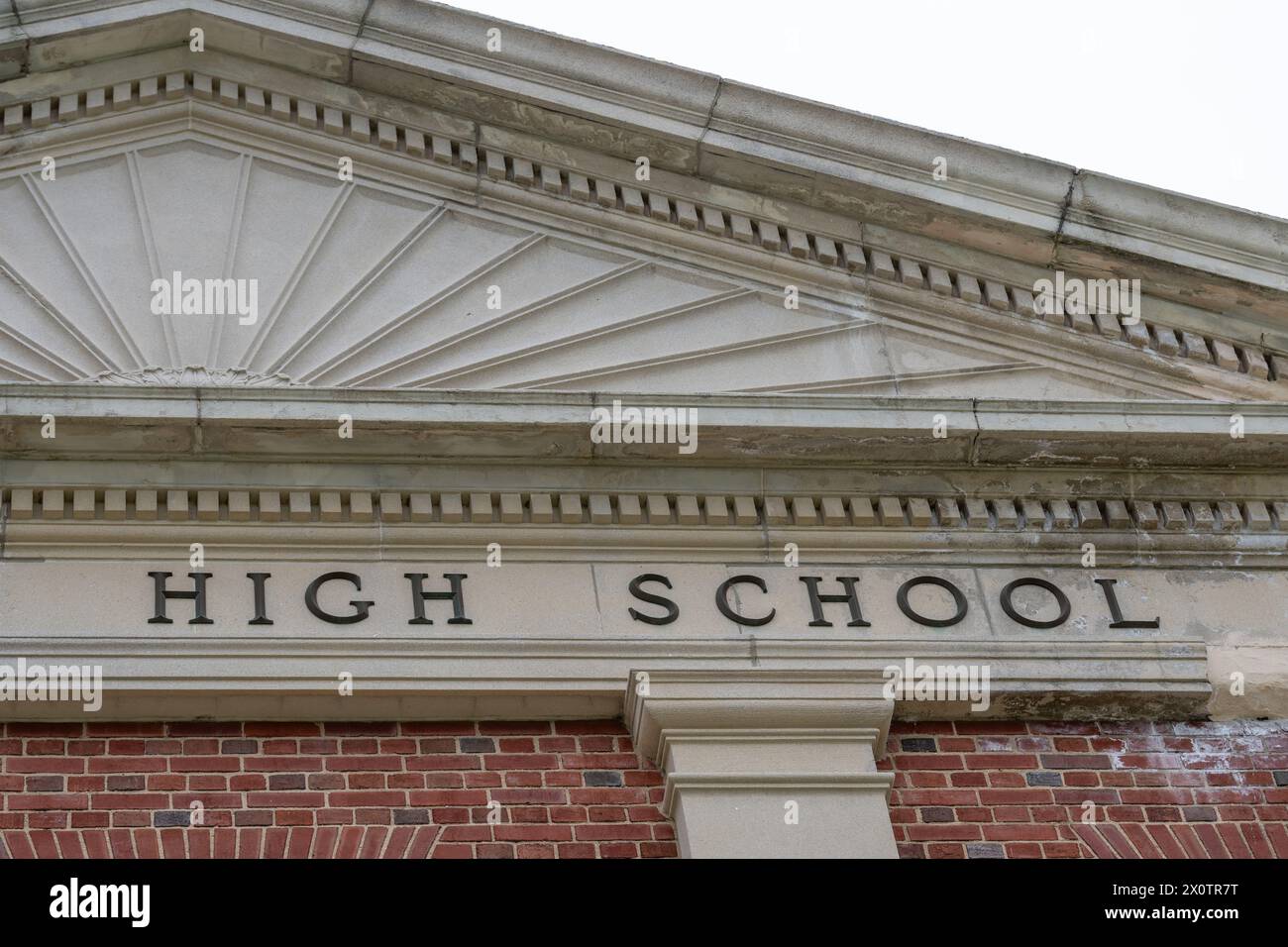Example of crumbling, deteriorating ornamental precast concrete ...